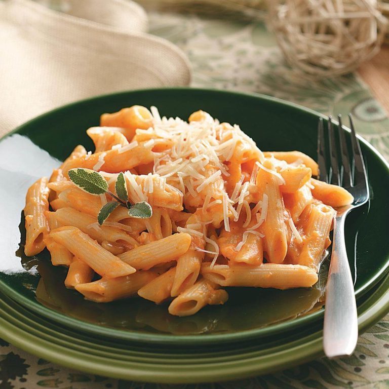 Pâtes à la crème de patates douces - Guide Recettes