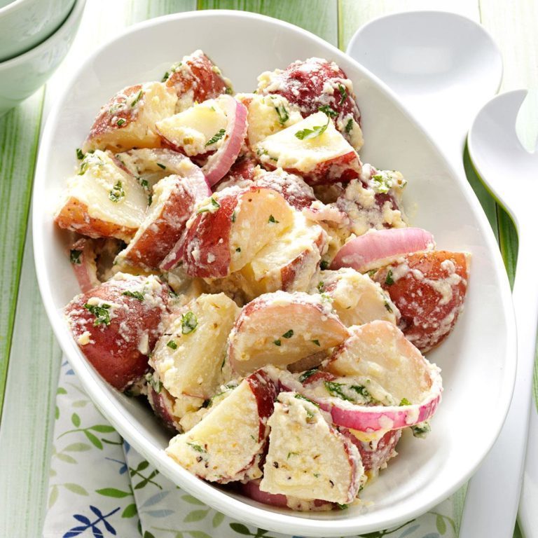 Salade de pommes de terre italienne crémeuse - Guide Recettes