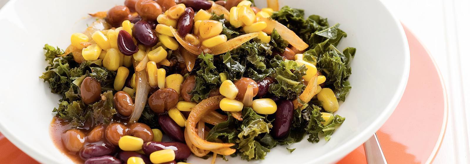 Pot de haricots africains avec chou frisé - Guide Recettes